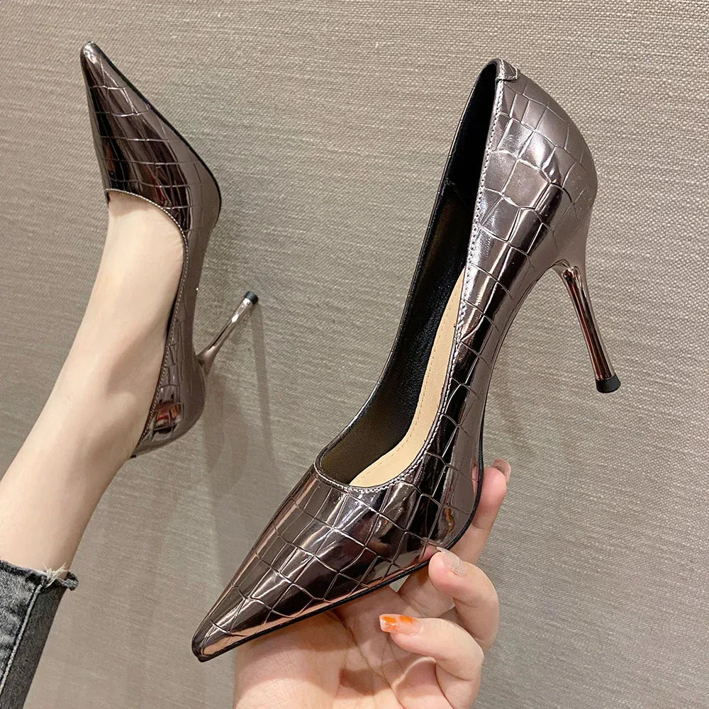 Patent Leather High Heels – The Elite Gallery - by Viexta